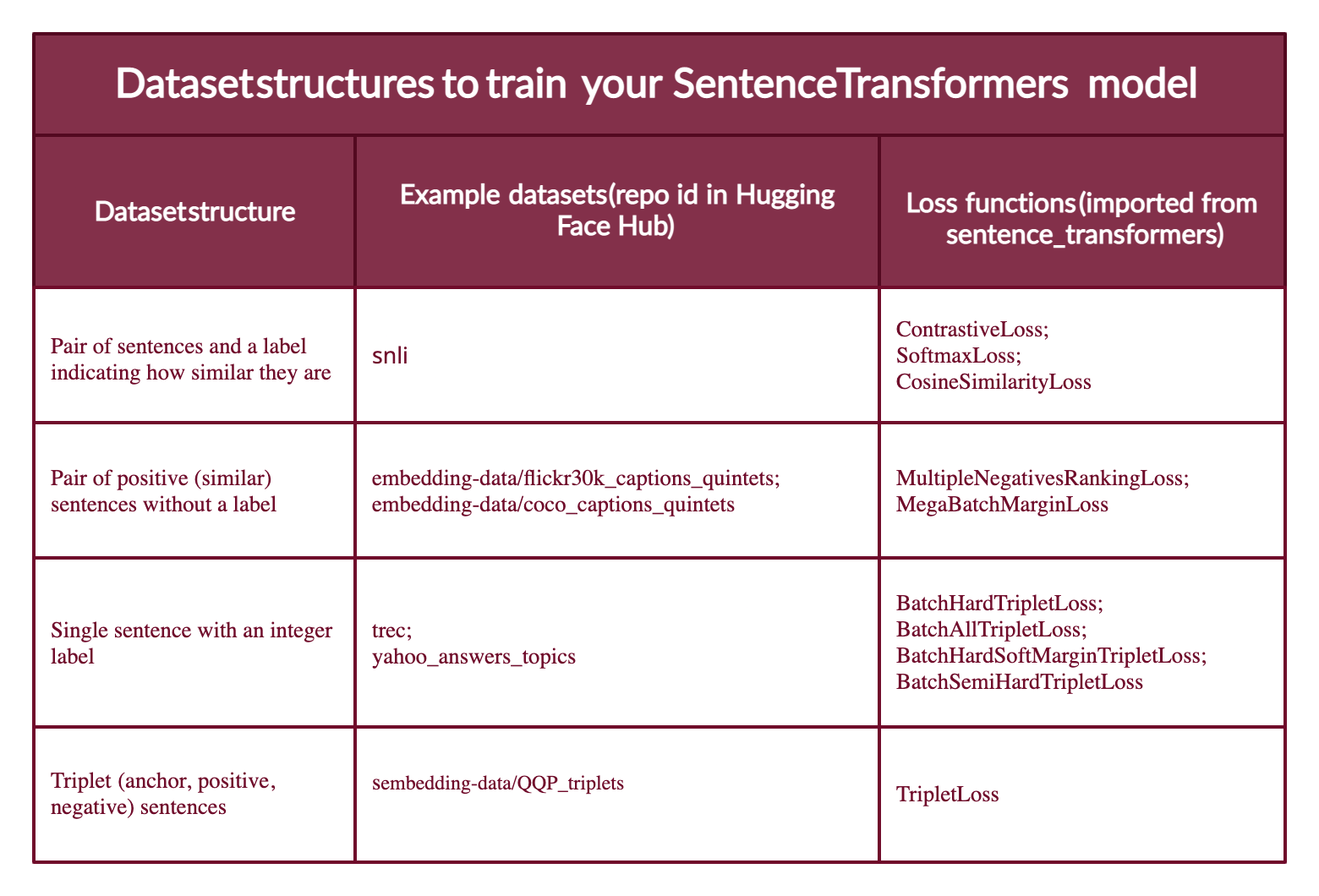 训练一个SentenceTransformer模型 | Lowin Li